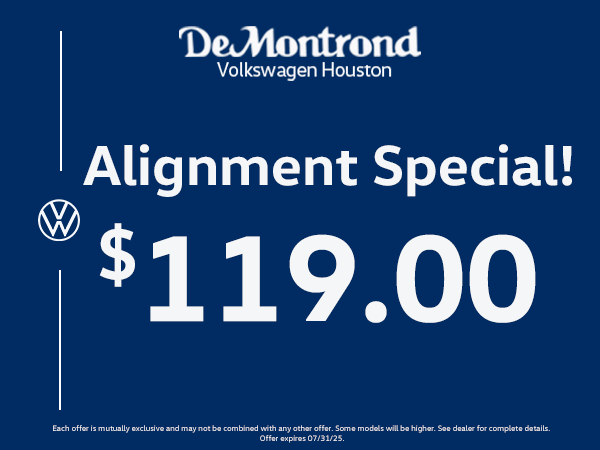 Alignment Special | DeMontrond Volkswagen Specials Houston, TX